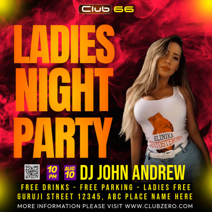 girls night template design | PosterMyWall