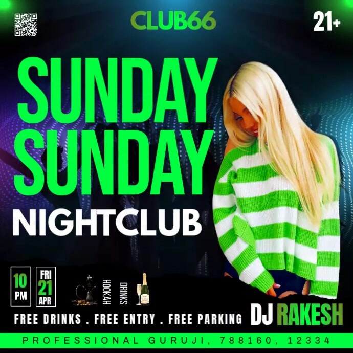 girls night template design | PosterMyWall