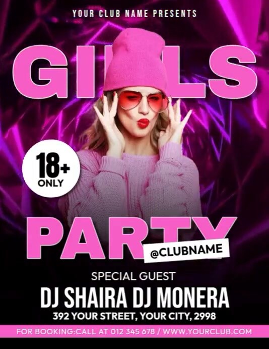 Copy of Girls Party | PosterMyWall