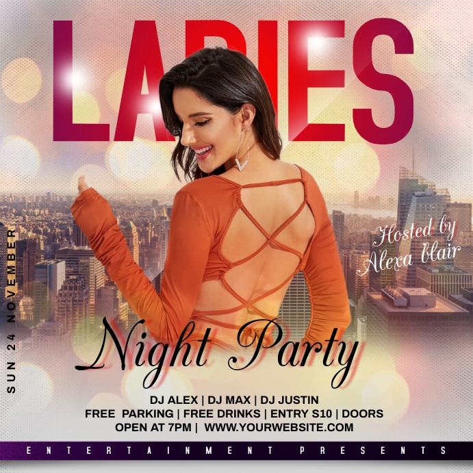 girls party Template | PosterMyWall