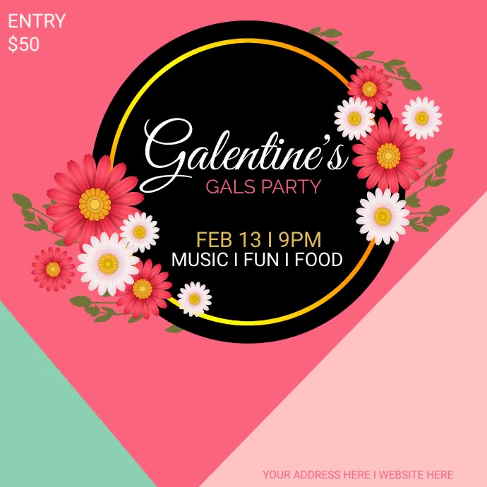 Girls Party Template | PosterMyWall