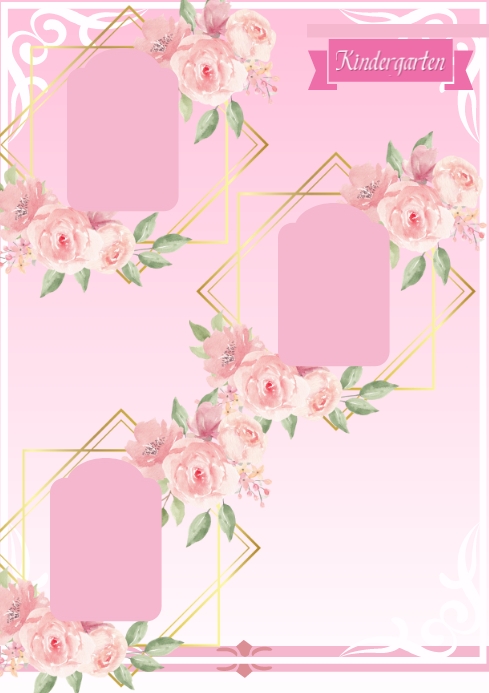 Girls School Photo Album Part 3 Template | PosterMyWall