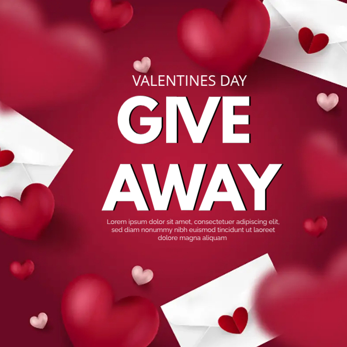 Plantilla de Give Away Card Templates | PosterMyWall