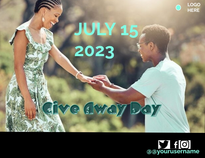 Give away day proposal flyer Template | PosterMyWall