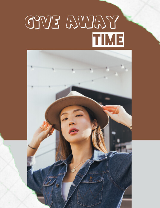 Give away template | PosterMyWall
