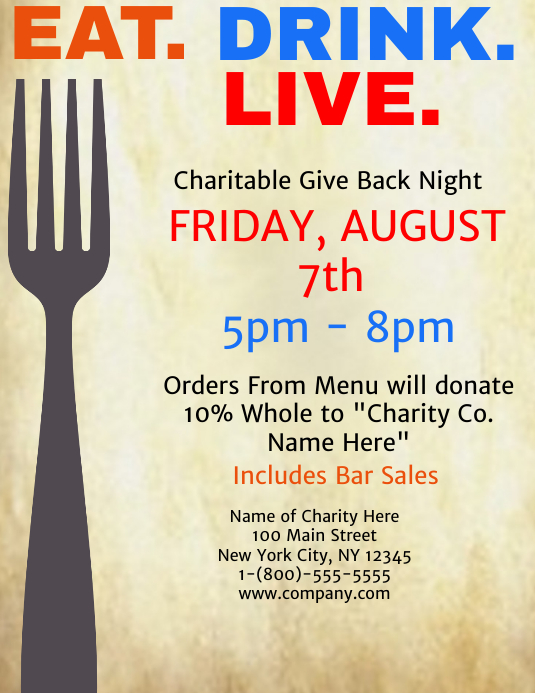 Give back Night | PosterMyWall