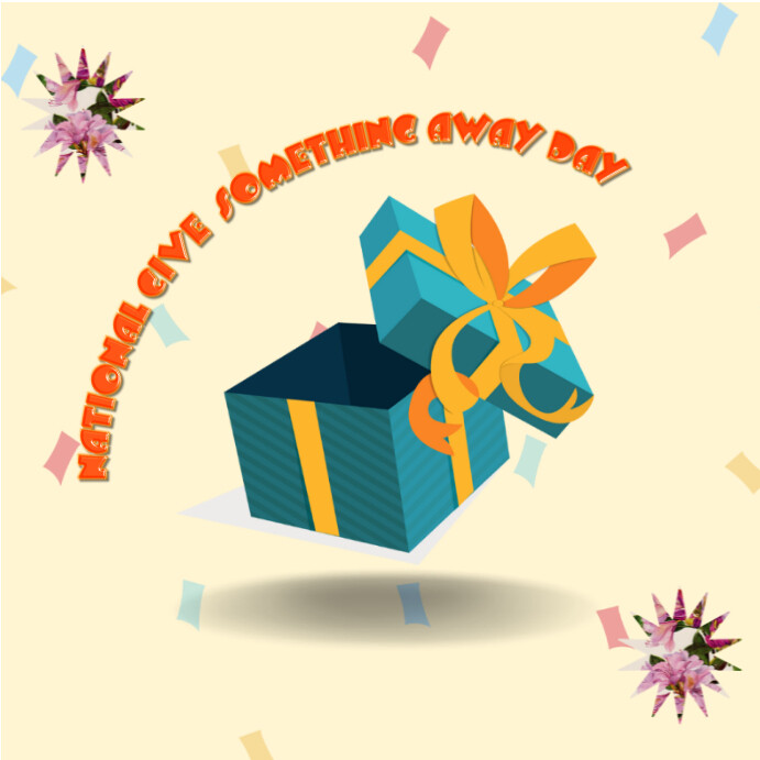 Give something away day Template | PosterMyWall