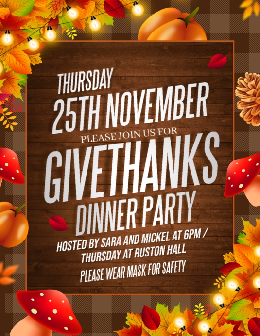 give thanks Template | PosterMyWall