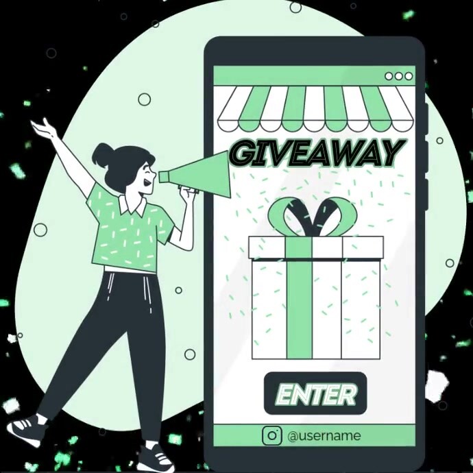 Giveaway Ad Instagram Post Template | PosterMyWall