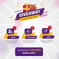 Giveaway Template | PosterMyWall