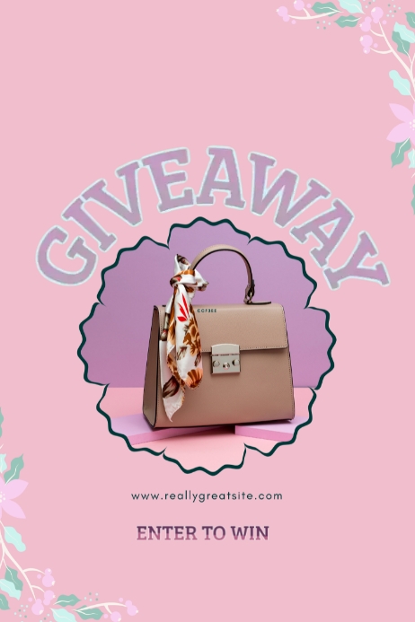 GIVEAWAY Template | PosterMyWall