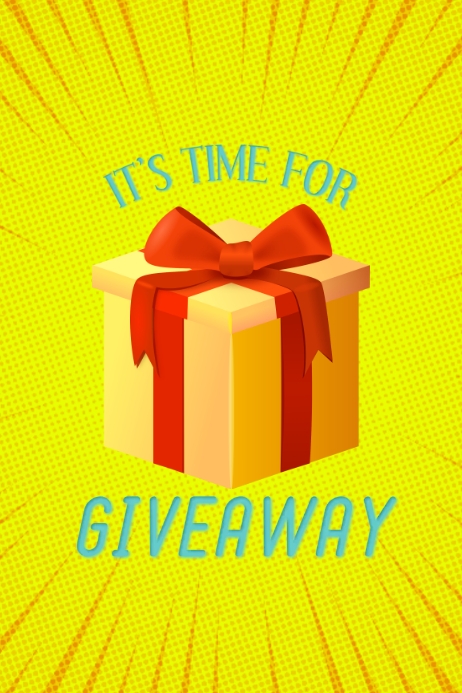 GIVEAWAY Template | PosterMyWall