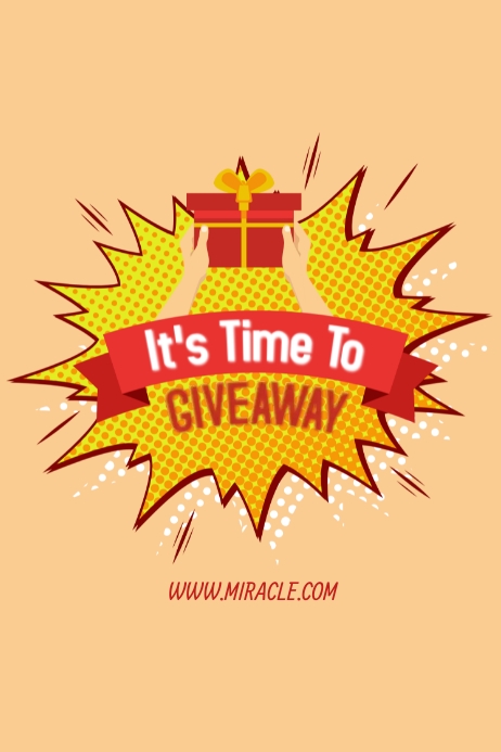 Giveaway Template | PosterMyWall