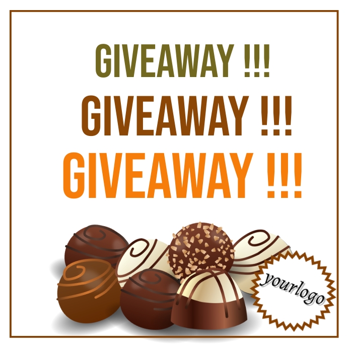 GIVEAWAY Template | PosterMyWall