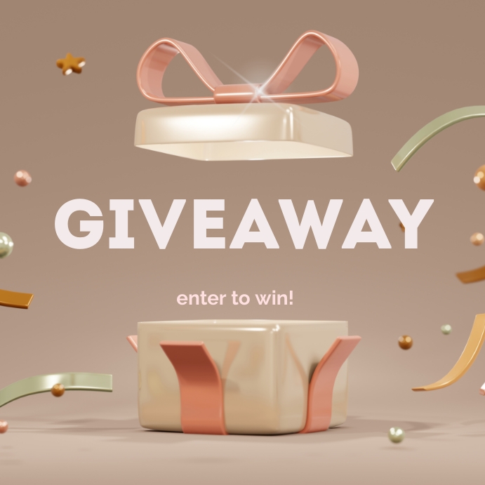 GIVEAWAY Template | PosterMyWall