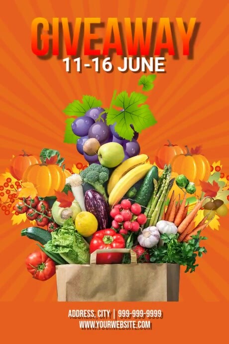 Giveaway Flyer Template | PosterMyWall