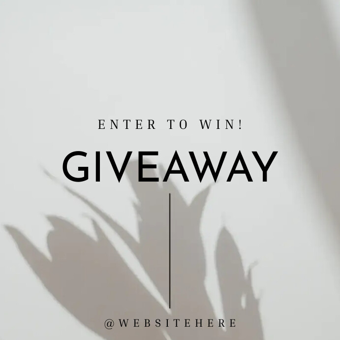 Plantilla de Giveaway Instagram Post | PosterMyWall