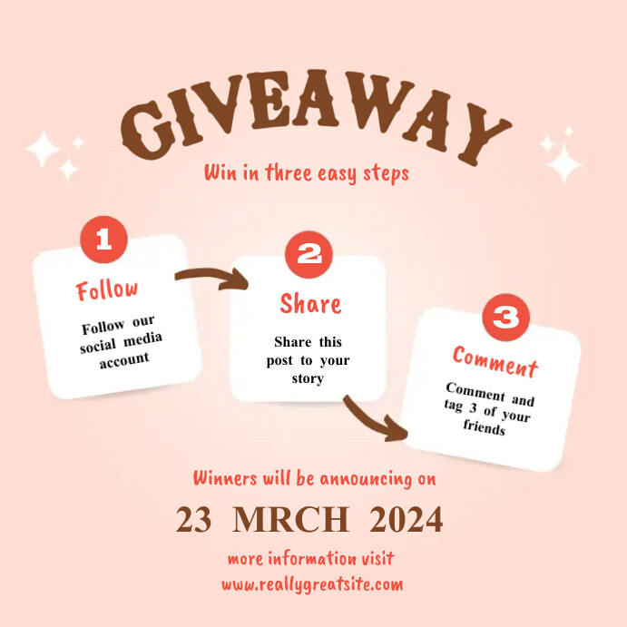 Copy of Giveaway Instagram Post | PosterMyWall