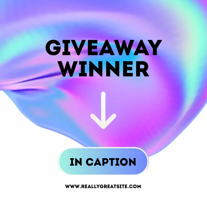 Giveaway Instagram Post Template | PosterMyWall