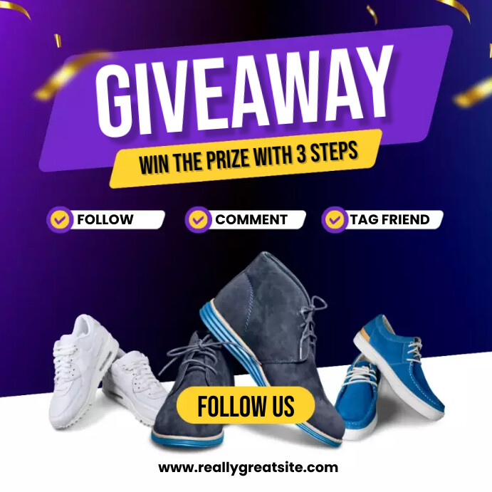 Giveaway Instagram Post Template | PosterMyWall