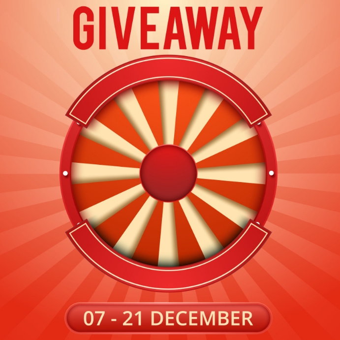 Giveaway poster design template | PosterMyWall