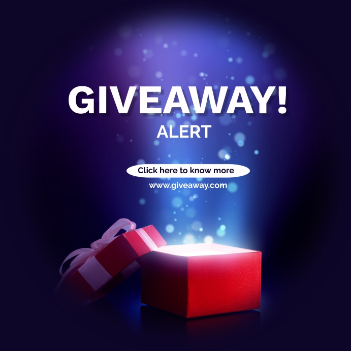 Giveaway poster Template | PosterMyWall
