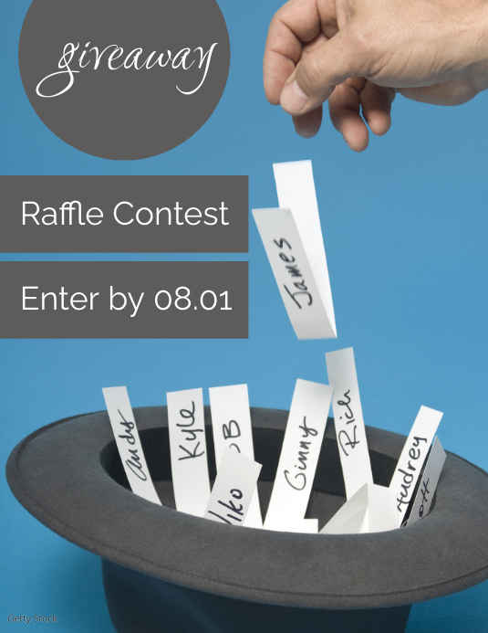 Copy of Giveaway Raffle Contest Flyer Templates | PosterMyWall