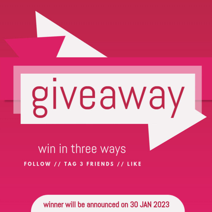 Giveaway Template | PosterMyWall