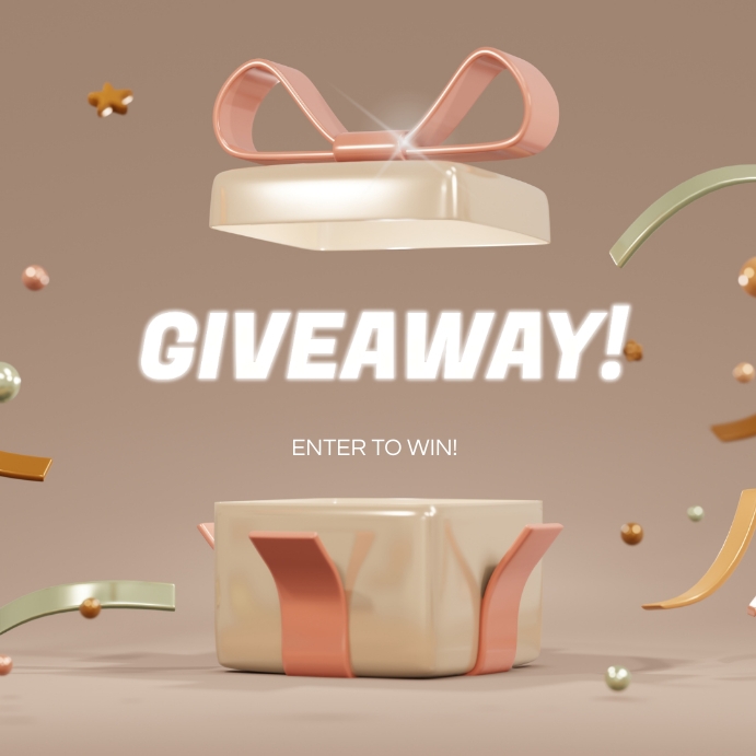 Giveaway Time Instagram Post Template | PosterMyWall