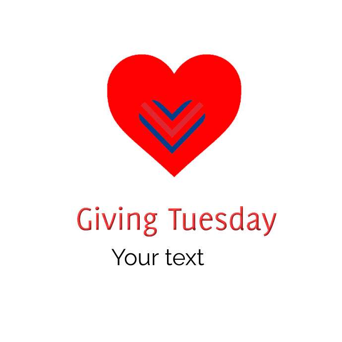 Given Tuesday logo design template. | PosterMyWall