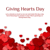 giving hearts day Template | PosterMyWall