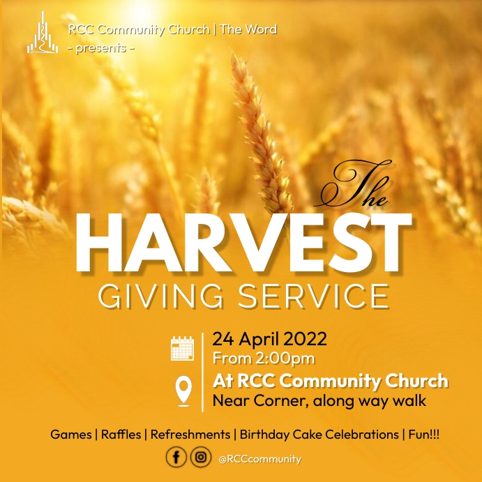 Copy of Giving Service Poster | PosterMyWall