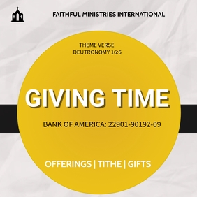 Three Ways To Give Template | PosterMyWall