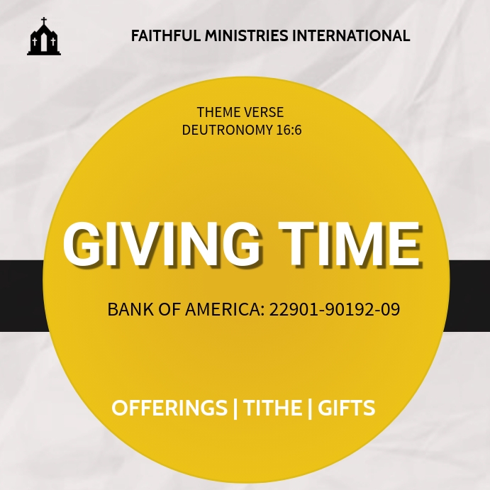 Plantilla de Dando Tiempo | PosterMyWall