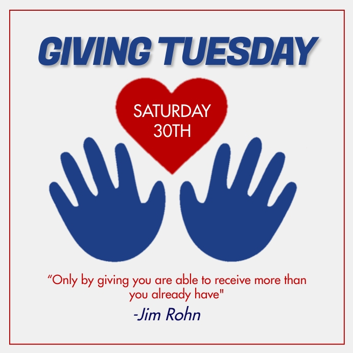 Giving tuesday,thanksgiving giving,event Template | PosterMyWall