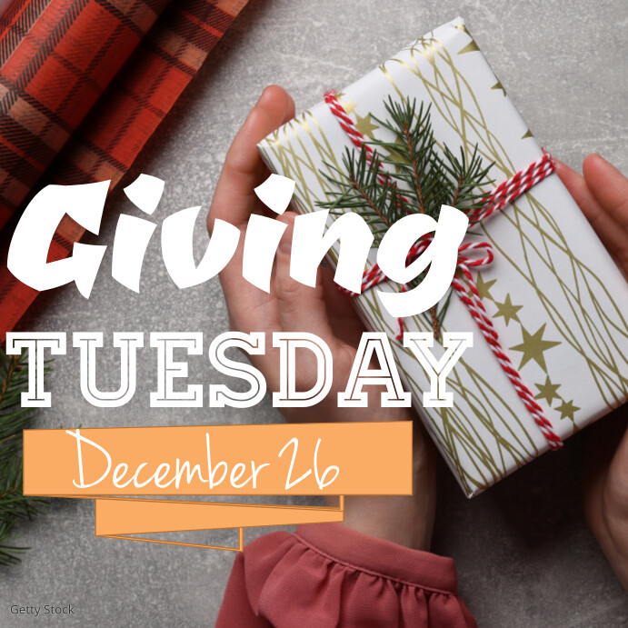 Giving Tuesday (December 26) Template | PosterMyWall