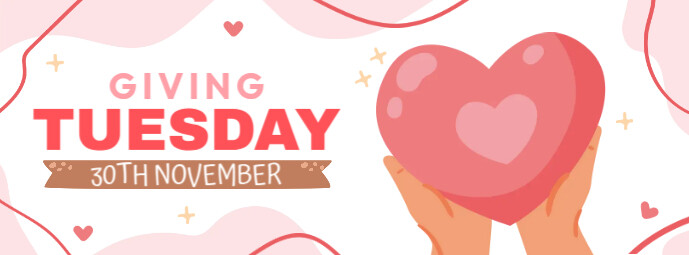 Giving Tuesday Banner Template | PosterMyWall