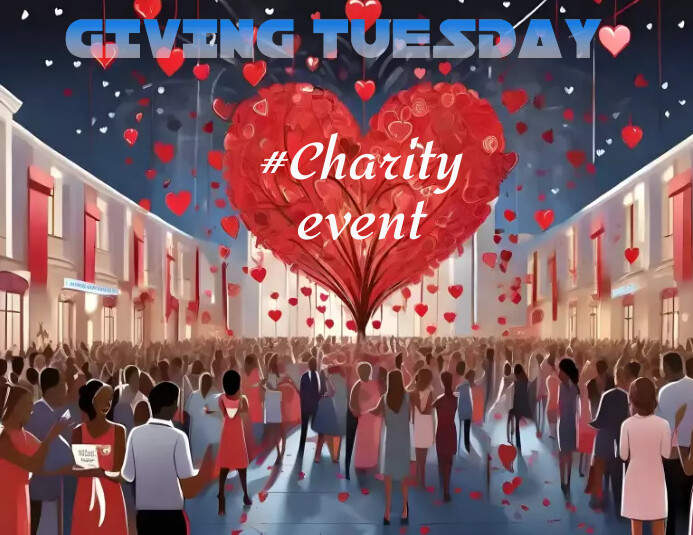 Giving Tuesday charity event flyer Template | PosterMyWall