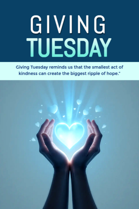 GIVING TUESDAY Template | PosterMyWall