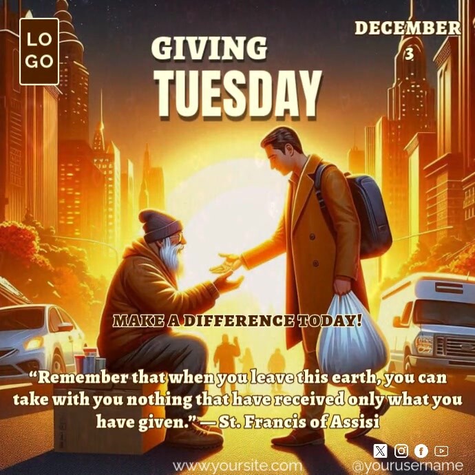 Giving Tuesday Template | PosterMyWall