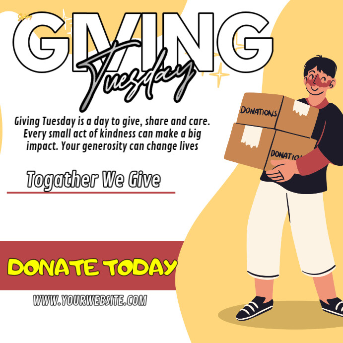 Giving Tuesday Template | PosterMyWall