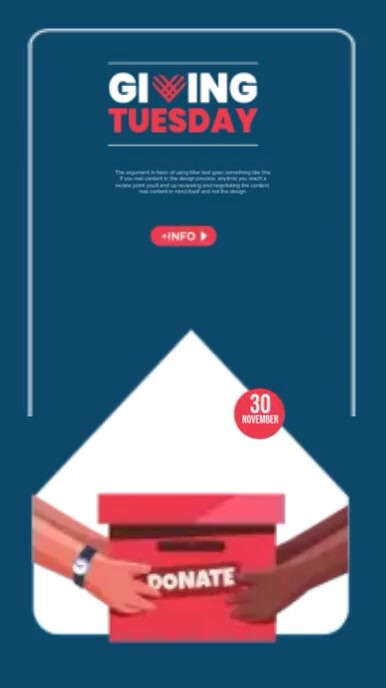Giving Tuesday Template | PosterMyWall