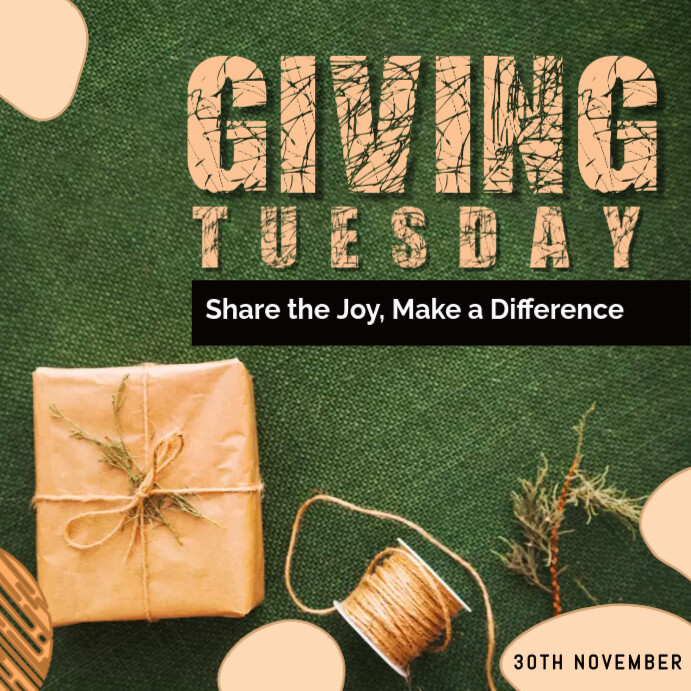 Giving Tuesday Template | PosterMyWall