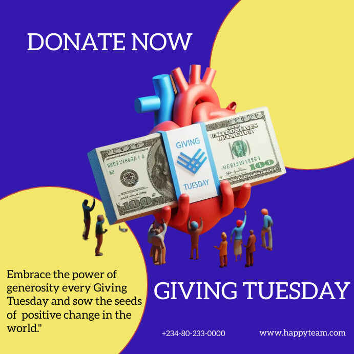 giving Tuesday Template | PosterMyWall