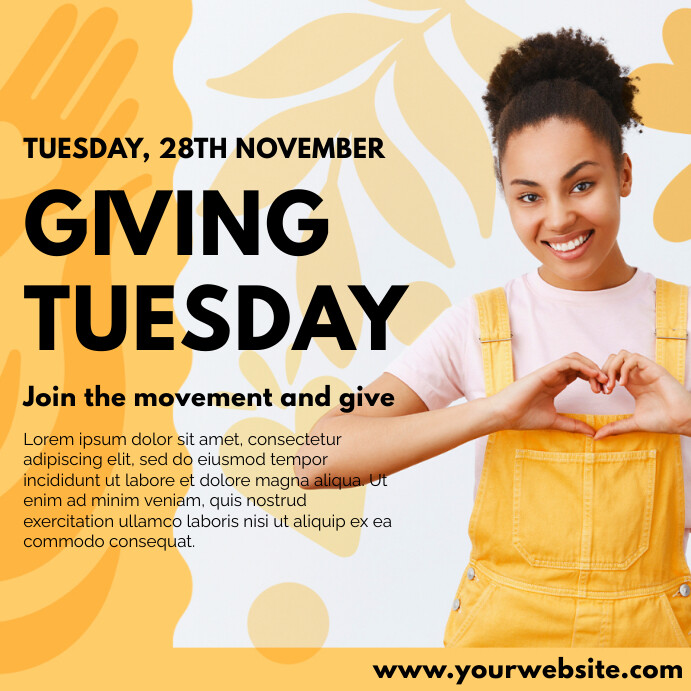 Giving Tuesday Template | PosterMyWall
