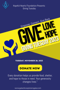 Giving Tuesday Poster Template | PosterMyWall