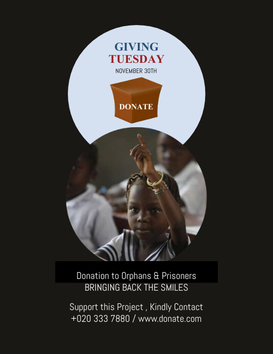 giving Tuesday FLYER DESIGN Template | PosterMyWall