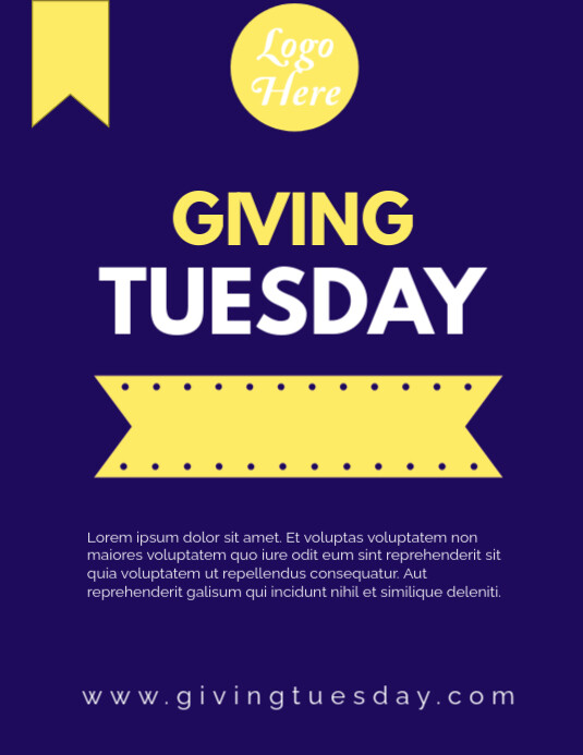 Giving Tuesday flyer Template | PosterMyWall