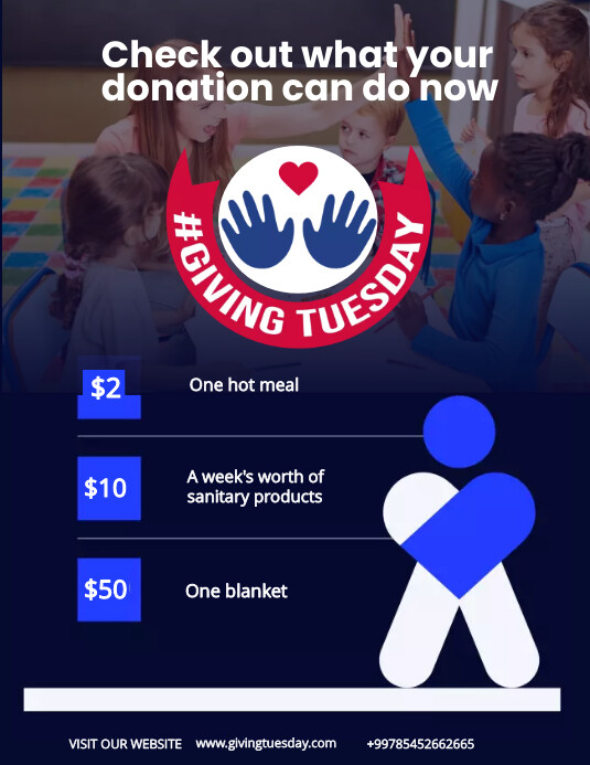 Giving Tuesday Flyer Template | PosterMyWall
