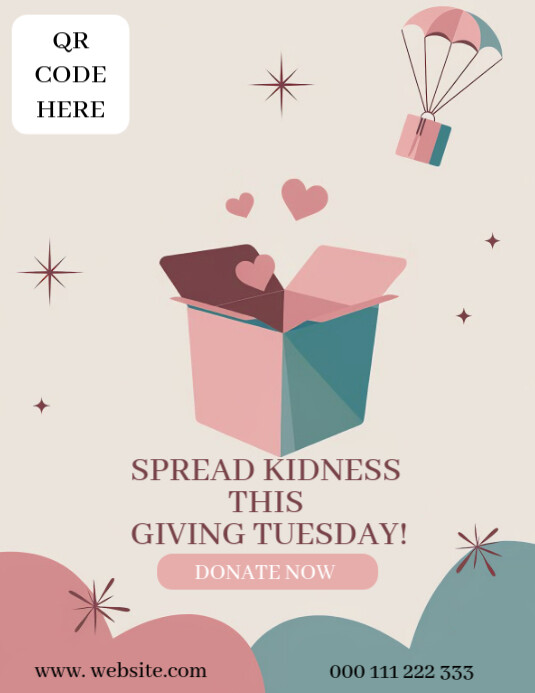 Giving Tuesday Flyer Flyer (us Letter) Template | PosterMyWall